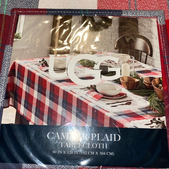 UGG | Dining | Ugg Camper Plaid Tablecloth | Poshmark